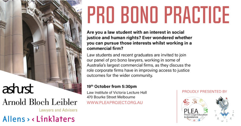Pro Bono Practice » PLEA Project